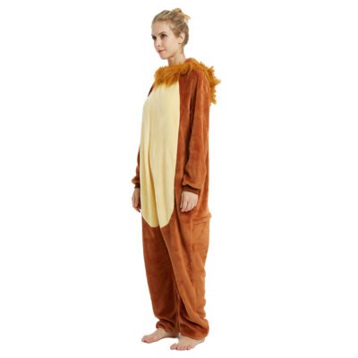 Adult Lion Onesie Women Men Kigurumi Animal Costumes Pajamas - Allonesie
