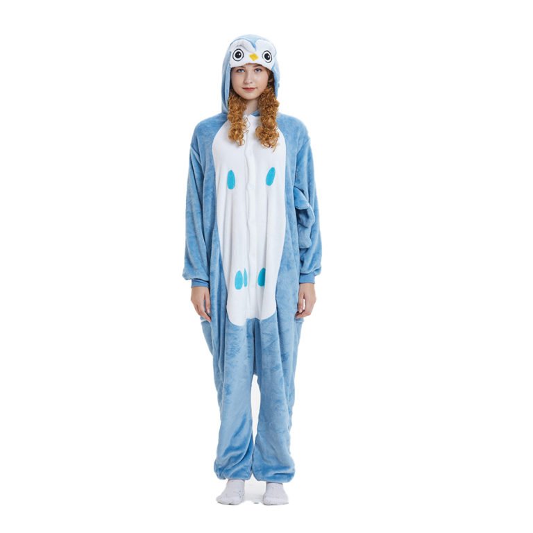Adult Owl Onesie Pajamas for Women Men Kigurumi Animal Costumes Pajamas ...