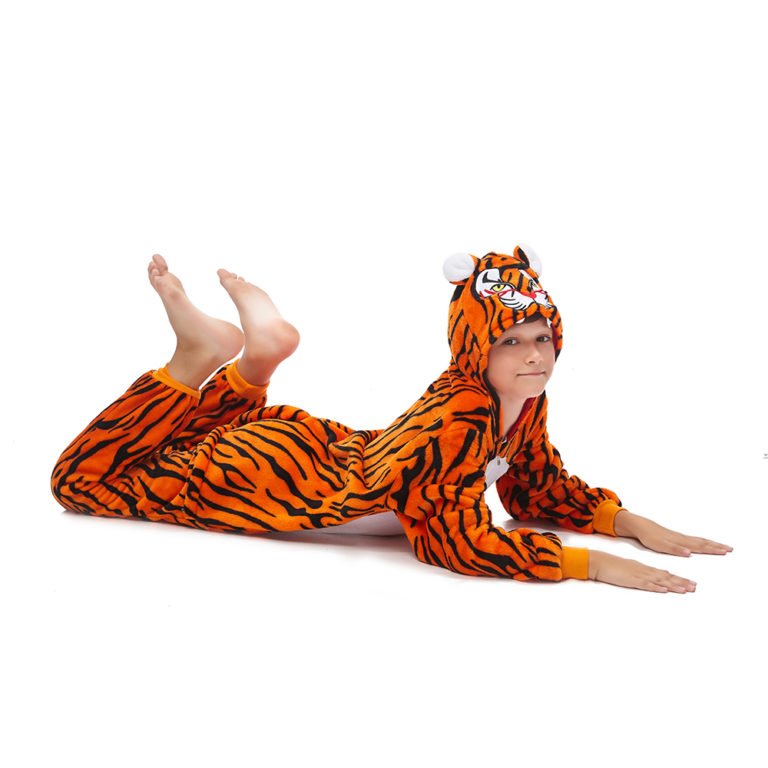 Animal Tiger Onesie for Kids Costumes Pajamas - Allonesie