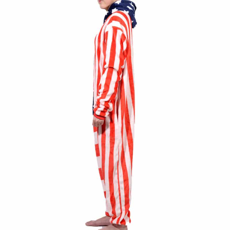 American Flag Onesie Adults Costumes Pajamas Kigurumi - Allonesie