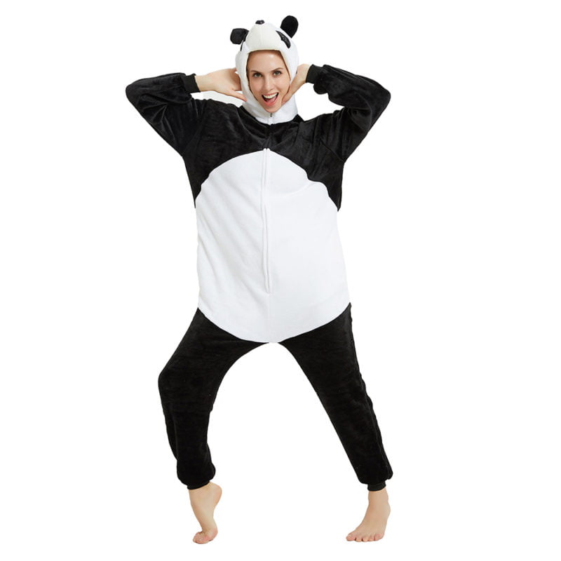 Adult Panda Onesie Costume for Women Men Animal Kigurumi Costumes ...