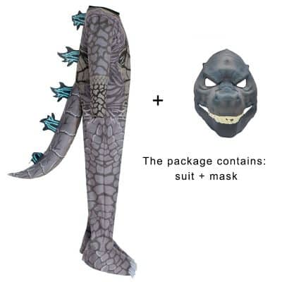 Halloween Godzilla Costume For Kids With Mask - Allonesie