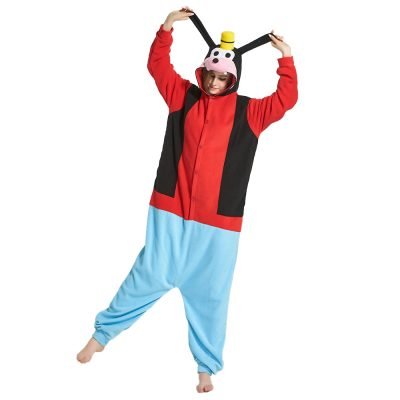 Goofy Costume Onesie Pajamas for Adult Halloween Costumes
